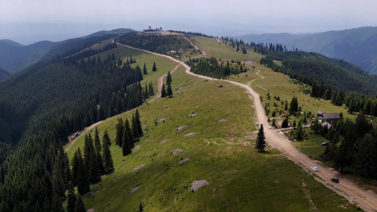 Varful lui Roman,Valcea, Drone view - YouTube