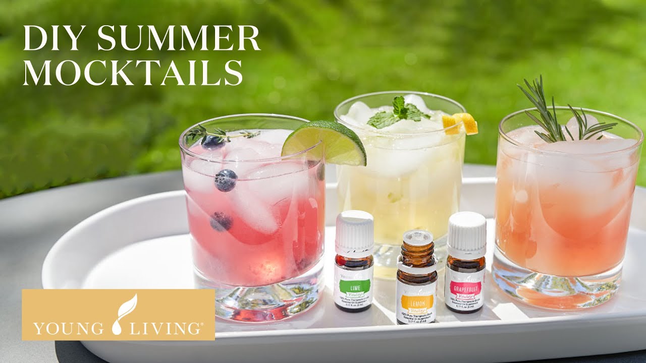 DIY Essential Oil-Infused Summer Mocktails | Young Living Essential ...