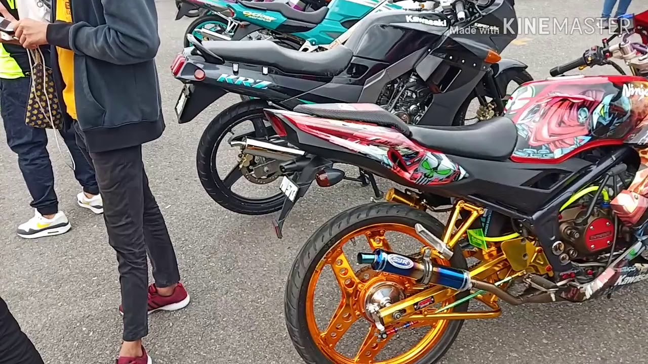 Kawasaki Kips KR 150 Vs RR 150 Motor cantik -Perlis Motorday 2019 - YouTube