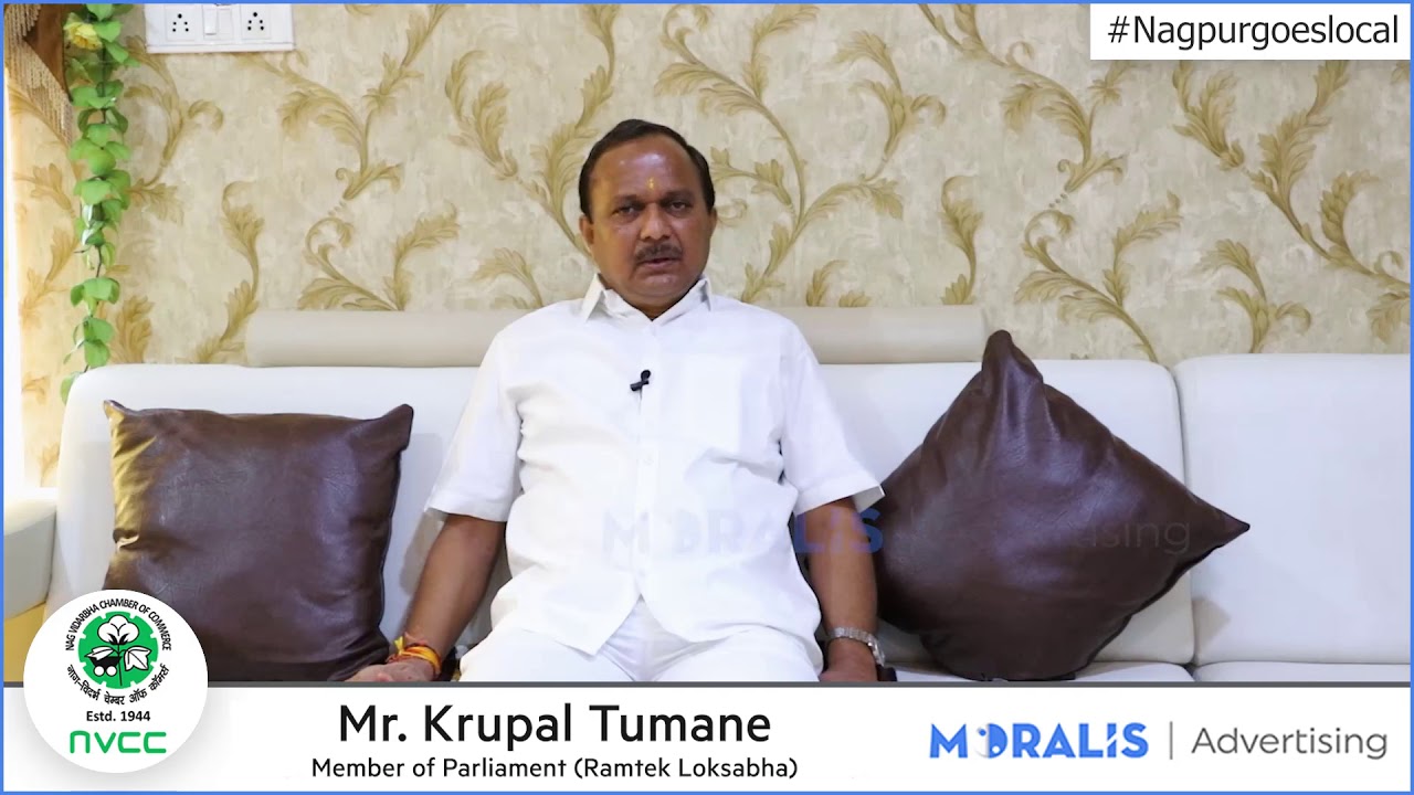 Mr. Krupal Tumane appeals people of Nagpur to go local this Diwali! | Moralis Advertising ...