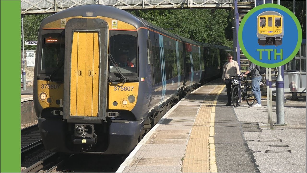 Class 375 at Kearsney - YouTube