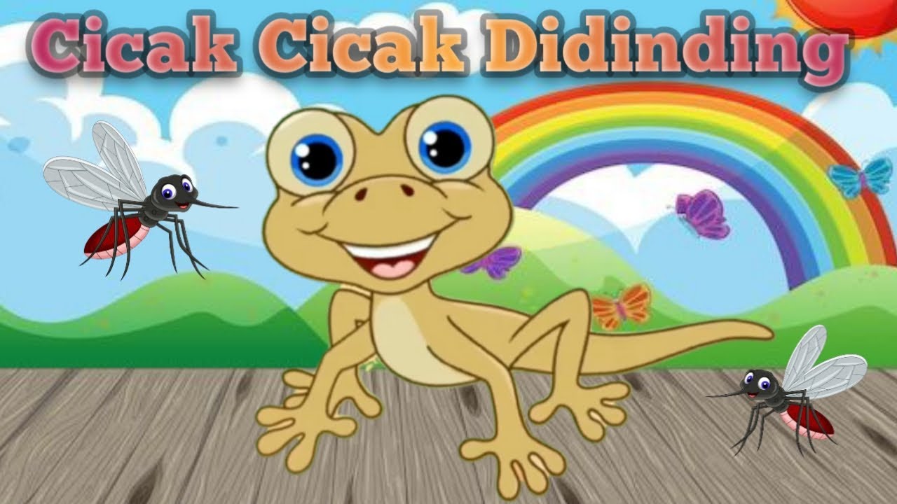 Cicak Cicak Di Dinding | Lagu Anak Anak | Animasi Cicak Lucu - YouTube