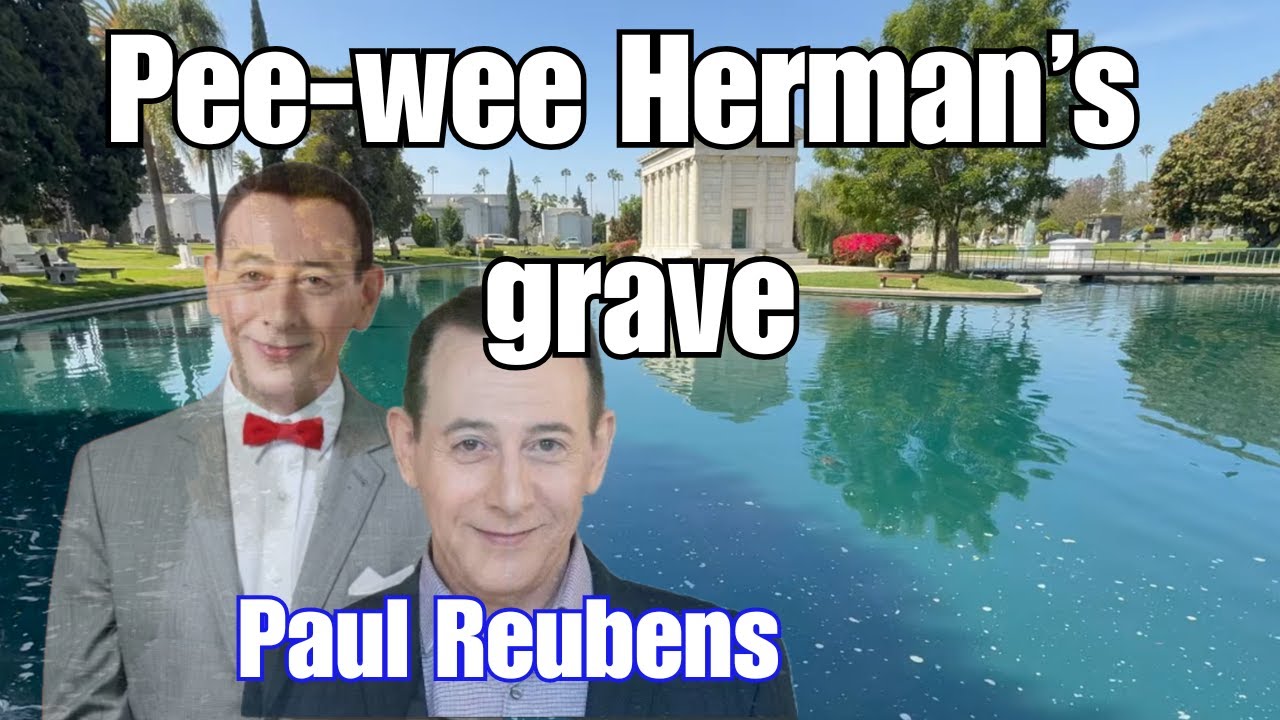 Pee-wee Herman actor Paul Reubens' grave at Hollywood Forever Cemetery ...