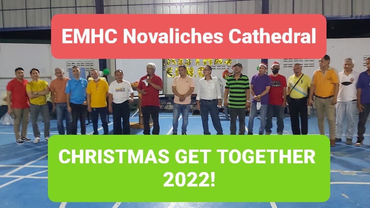 Christmas Get Together with EMHC Novaliches Cathedral - YouTube