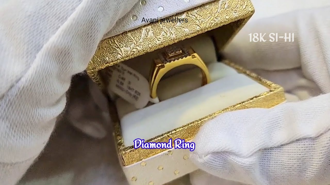 Diamond ring for men Beautiful Gents Diamond Ring from Branded Diamond ...