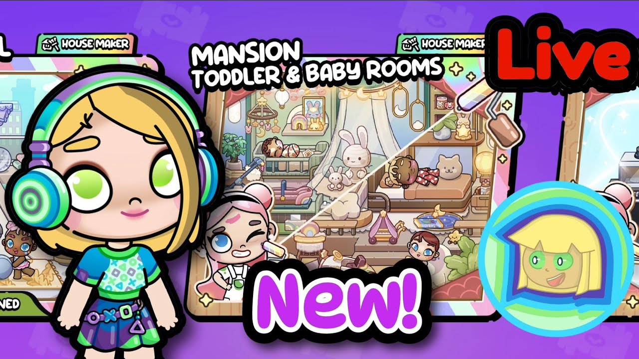 (LIVE) Mansion Baby & Toddler Room Pack with Everyone's Toy Club! - YouTube