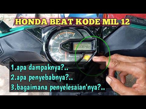 CARA PENGECEKAN KODE MIL 12 HONDA INJEKSI - YouTube