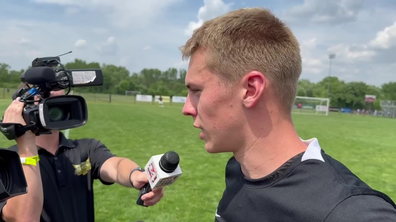 WATCH NOW: Assumption's Luke Klostermann after his two-goal performance ...