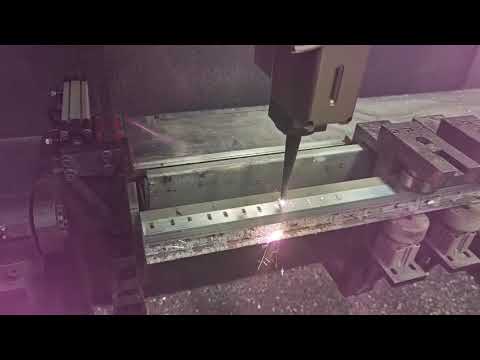 Lazerle aluminyum profili hem kes hem işle - Aluminium Machinery Producer www.mecanicacnc.com