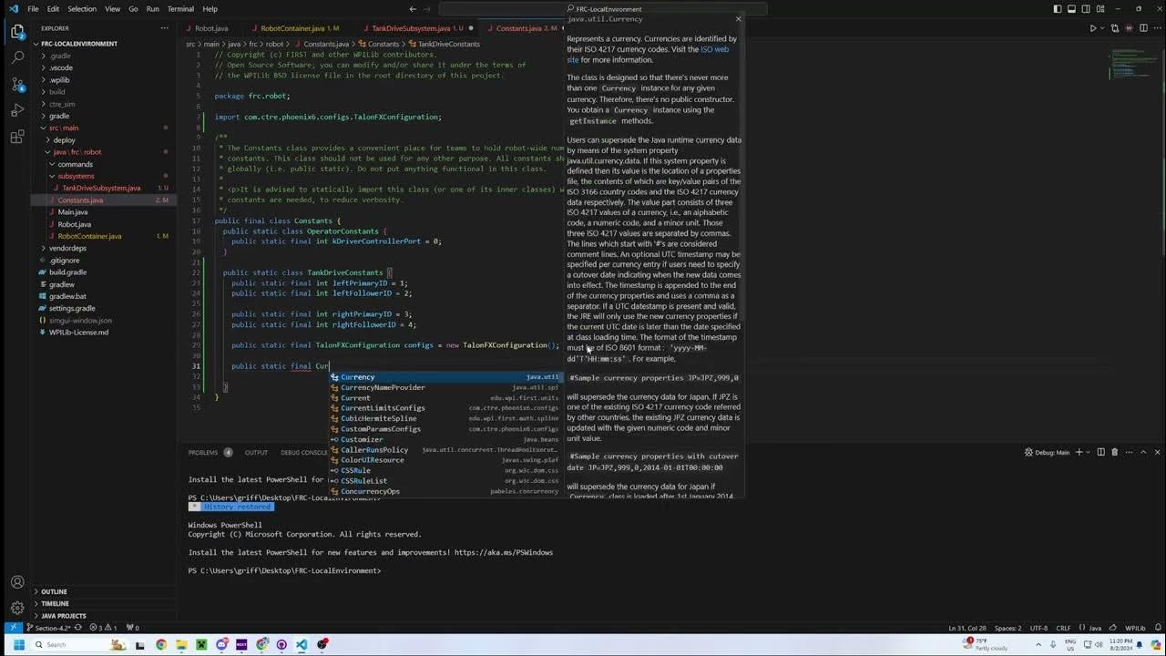 FRC Programming - 4.3: Creating a Tank Drive Subsystem - YouTube