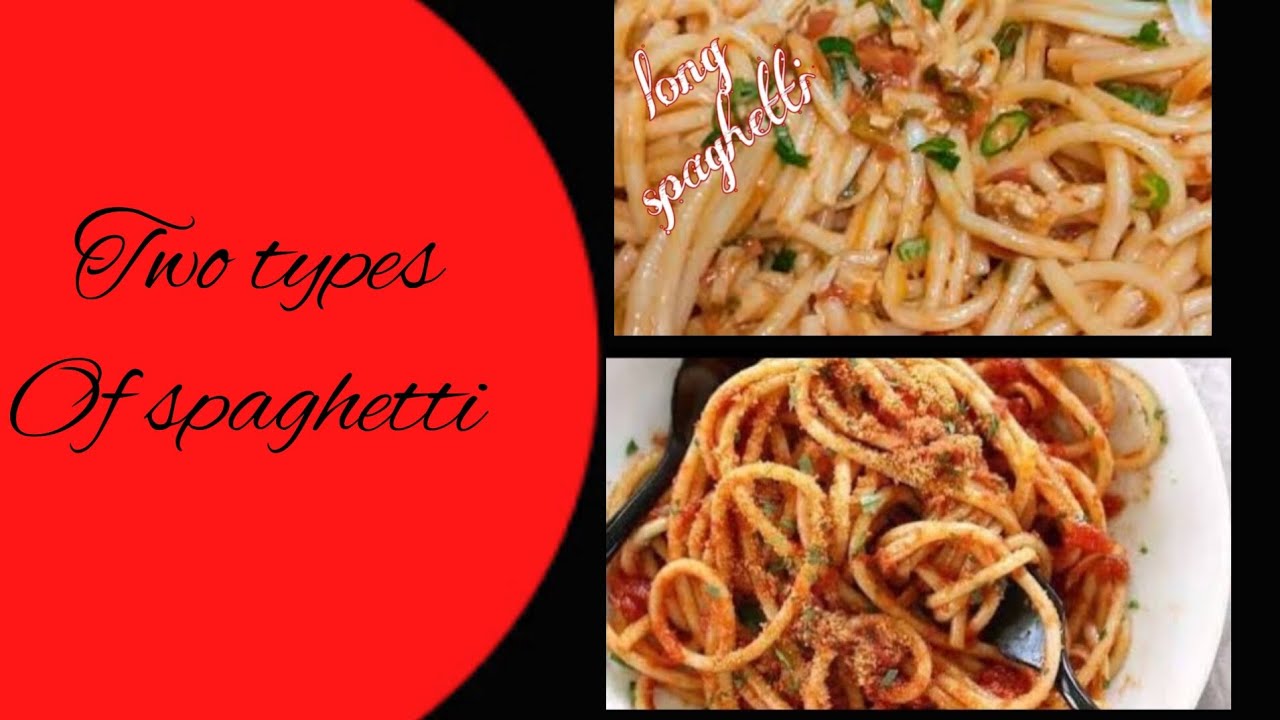2 types of spaghetti🍝 || How to make 2types of spaghetti recipe by ...