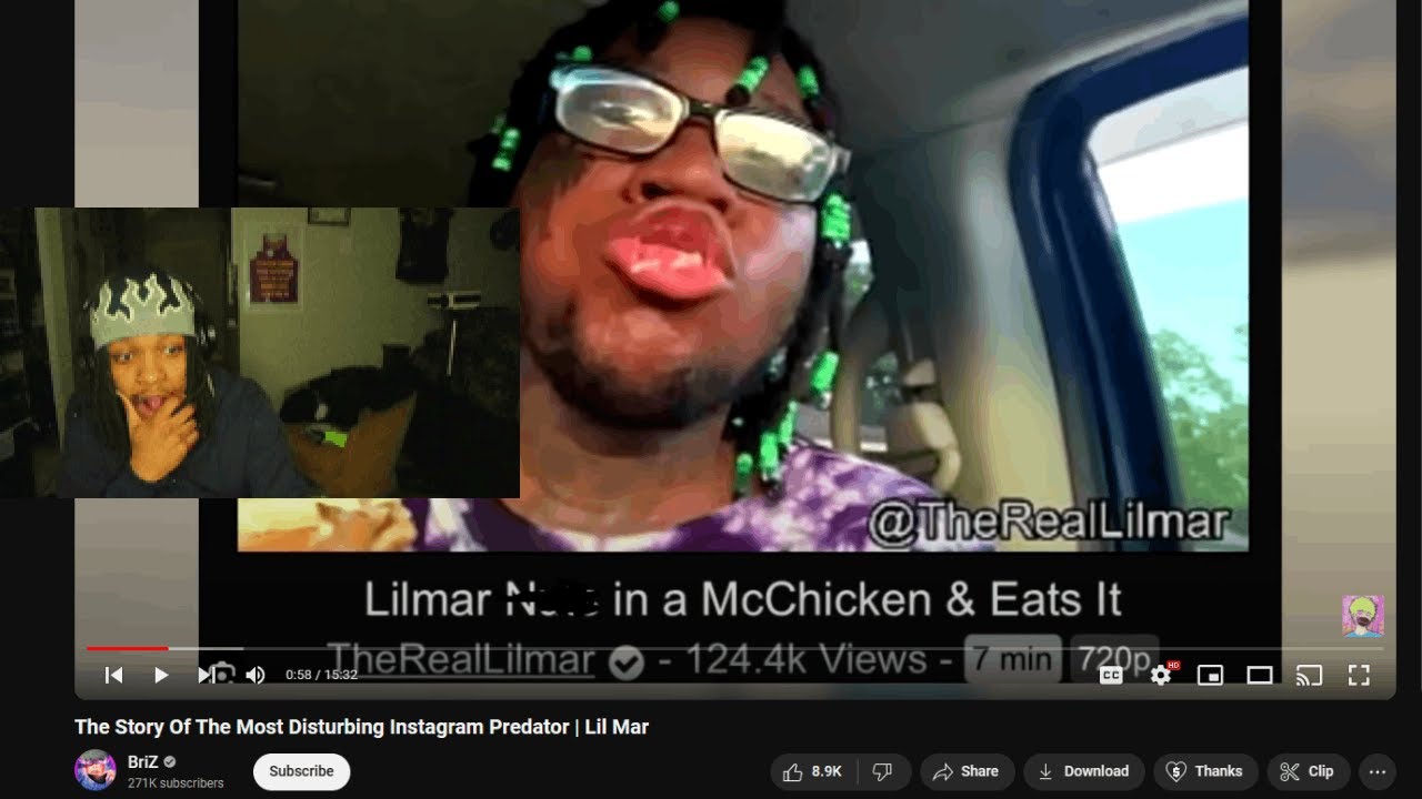 Reacting To The Most Disturbing Youtuber Ever | Lil Mar - YouTube