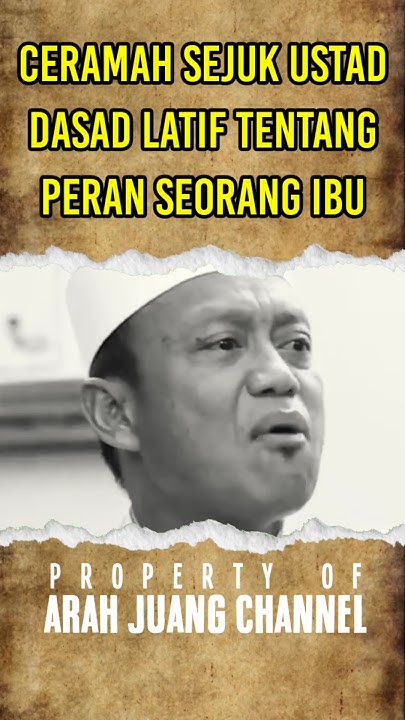 🔴CERAMAH USTAD DAS'AD LATIF, PESAN BUAT PARA ISTRI #ustadz #dasadlatif #ulama #kyai - YouTube