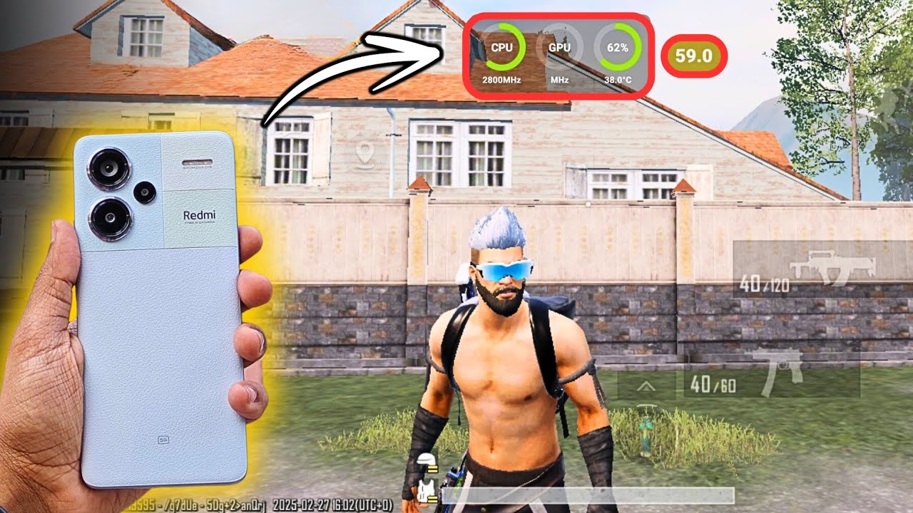 Redmi Note 13 Pro+ 5G PUBG Mobile Temperature Test & CPU Usage and ...