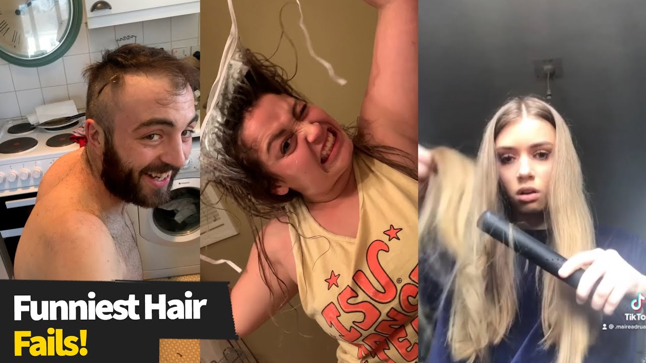 Funniest Hair Fails Caught On Camera | Haircut & Bleaching Gone Wrong ...