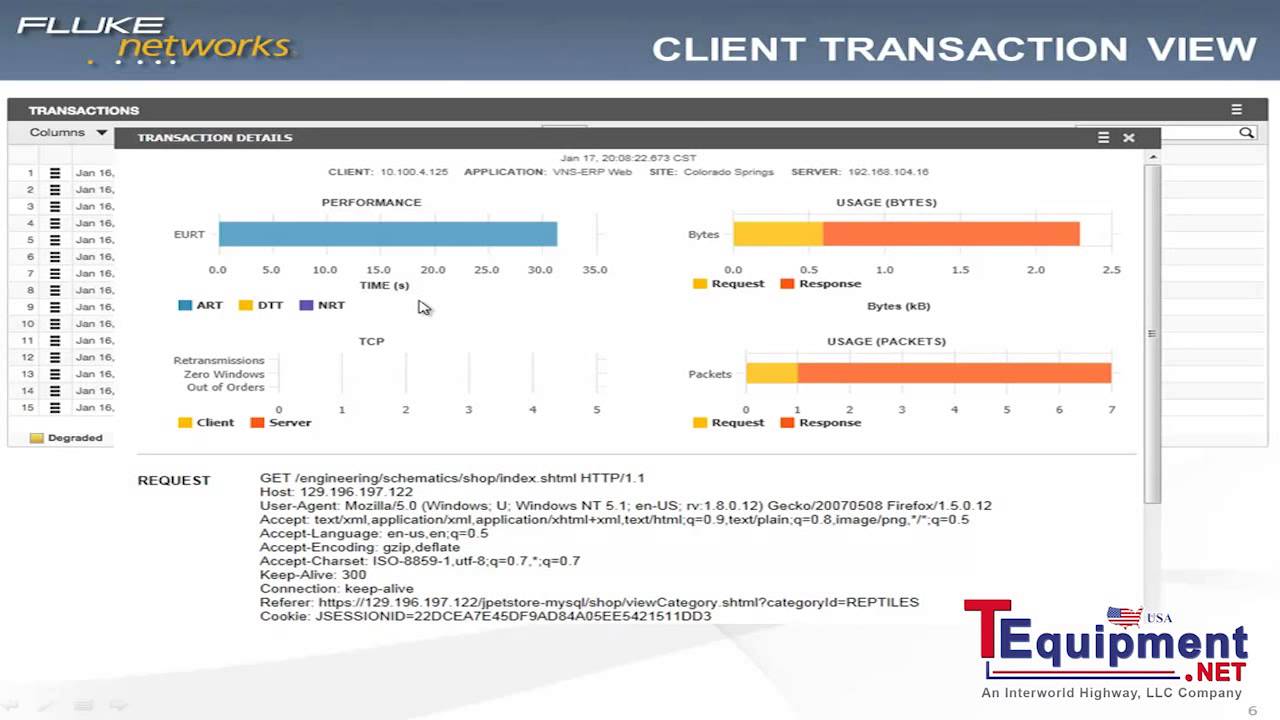 Fluke Networks: TruView Identify Application Issues - YouTube