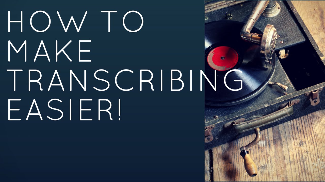 Do You Want To Make Transcribing Easier? - Jon Bjork Guitar - YouTube