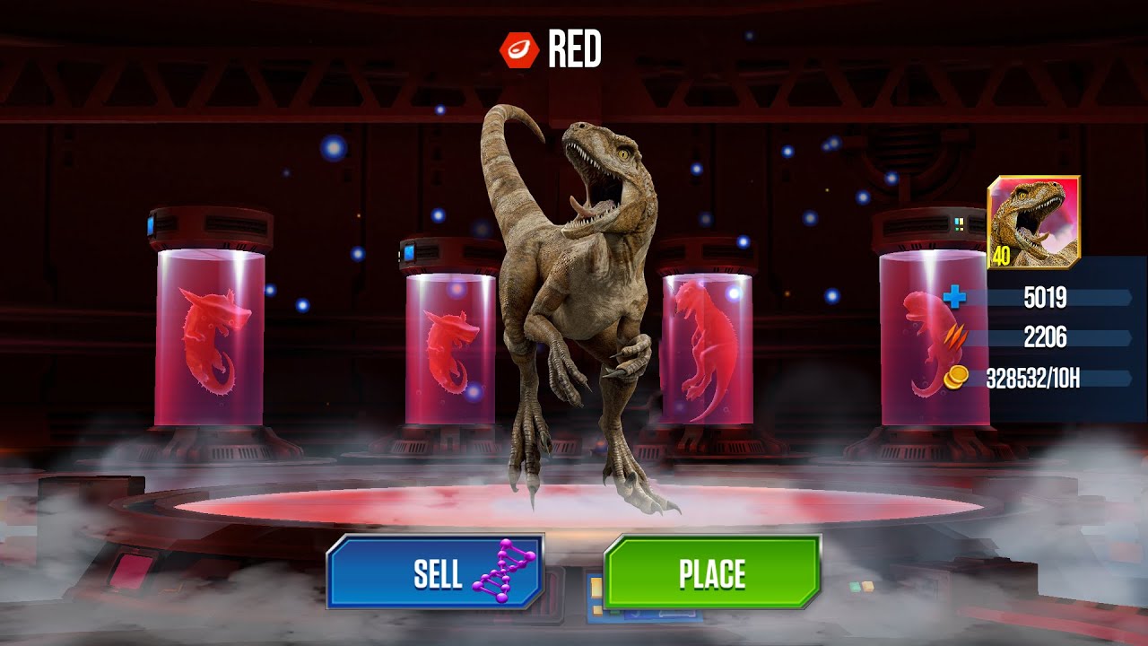 FINALLY RED in JURASSIC WORLD THE GAME PLAYABLE SOON?!??!? - YouTube