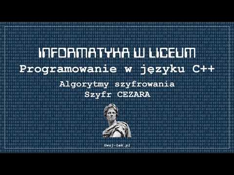 Szyfr Cezara w C++ - YouTube