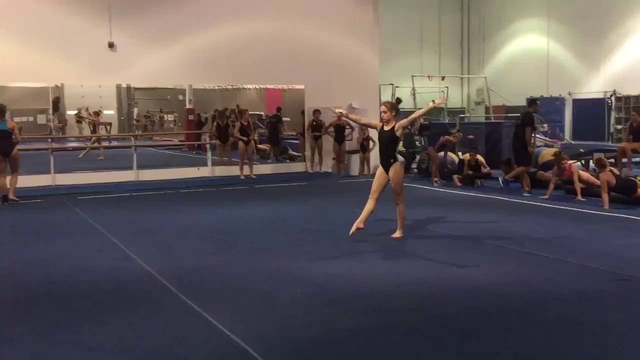Elizabeth Mellinger Triad Gymnastics training level 10 Floor, Class of ...
