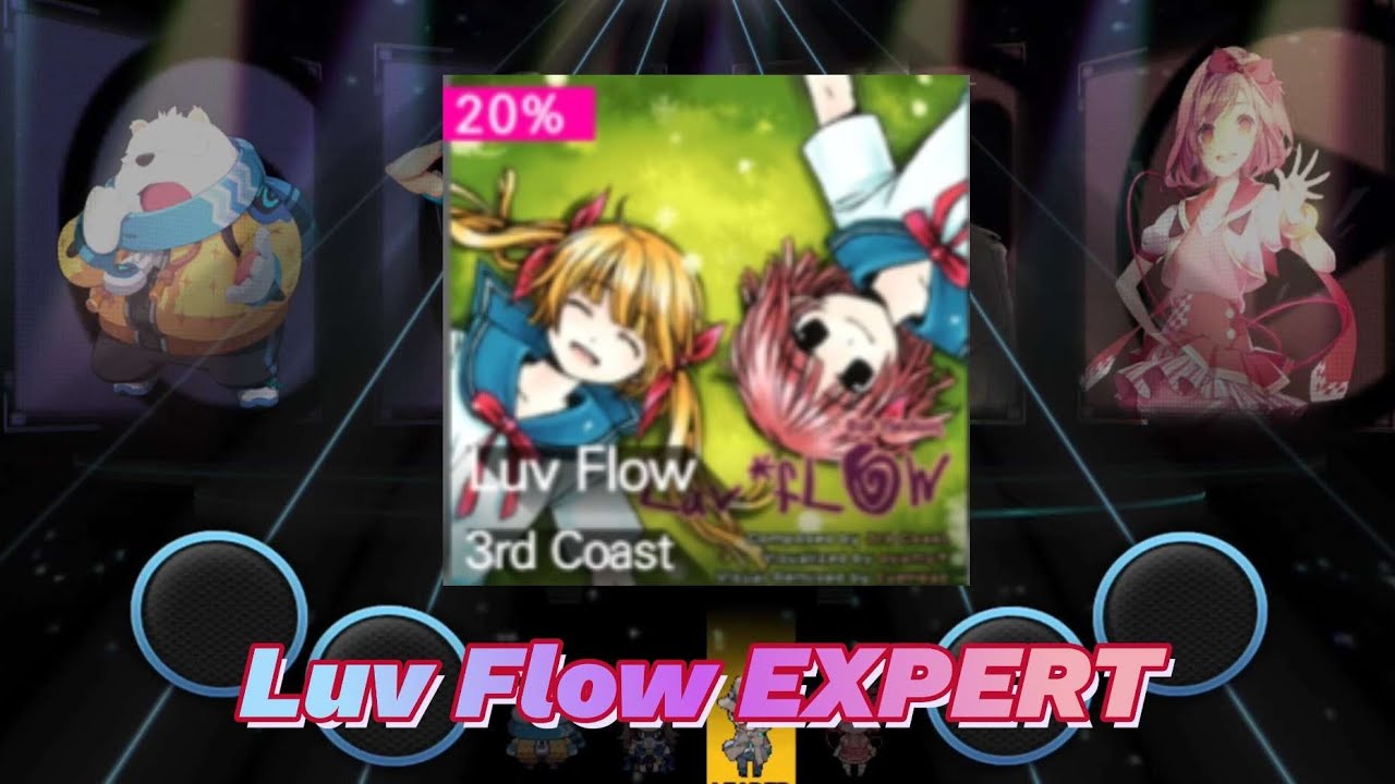 [TAPSONIC TOP] Luv Flow Expert Lv.6 All Combo Mobile Rhythm game music ...