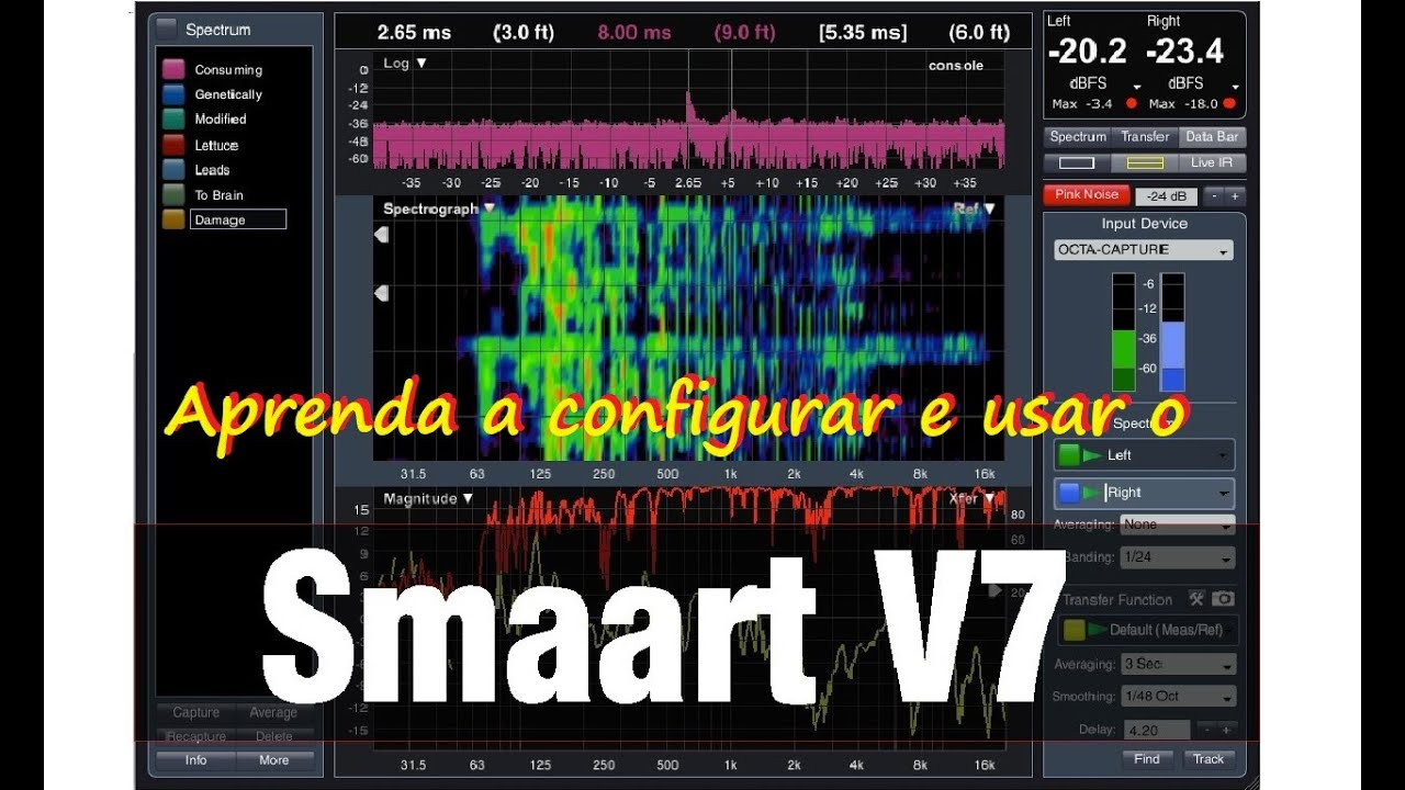 Configure seu Smaart v.7 - YouTube