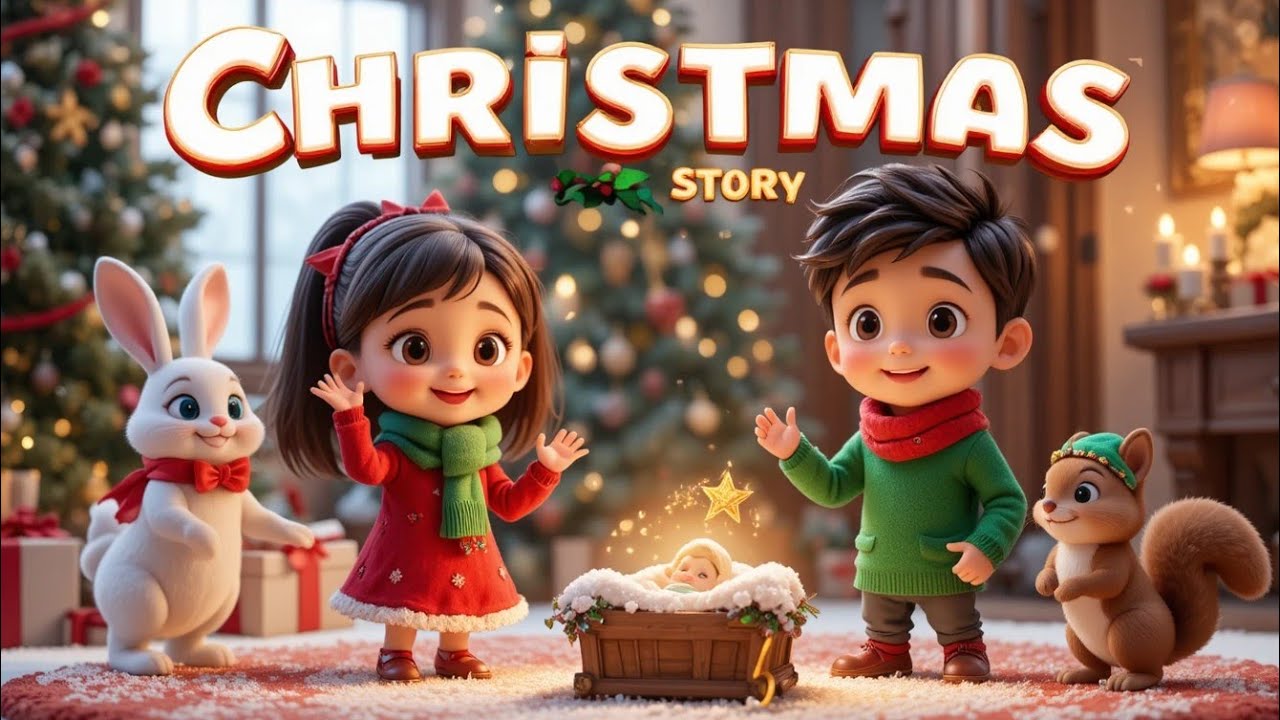 Christmas Preparation Story for Kids 🎄 | 3D Animated Christmas Story ...