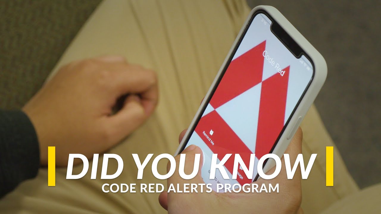 Did You Know: Code Red Alerts Program - YouTube