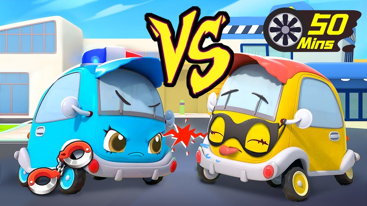 Playing the Police Song | Police Car | Monster Cars | Colors | Car ...