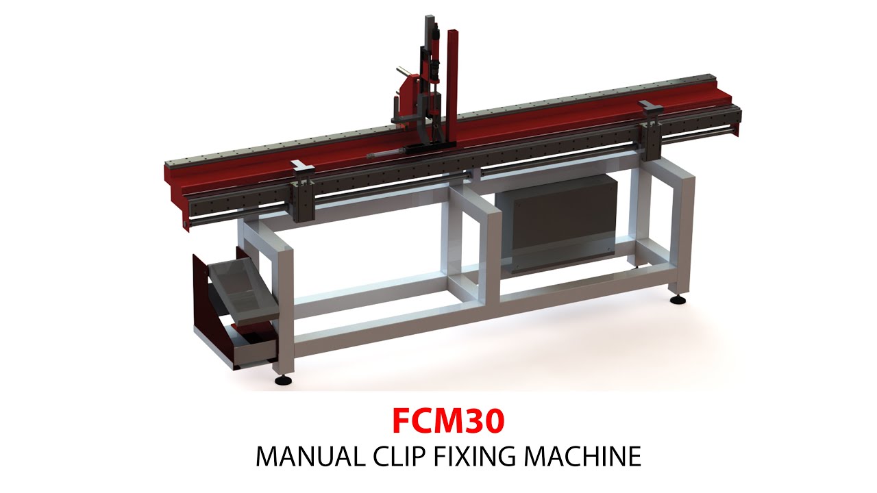 FCM30 - MANUAL CLIP FIXING MACHINE - YouTube