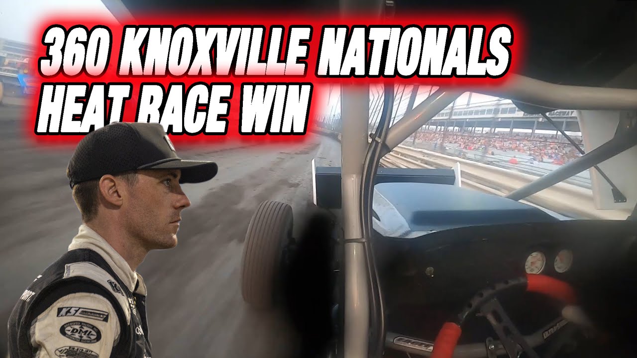 360 KNOXVILLE NATIONALS | Tony Rost Heat Race Win Onboard - YouTube