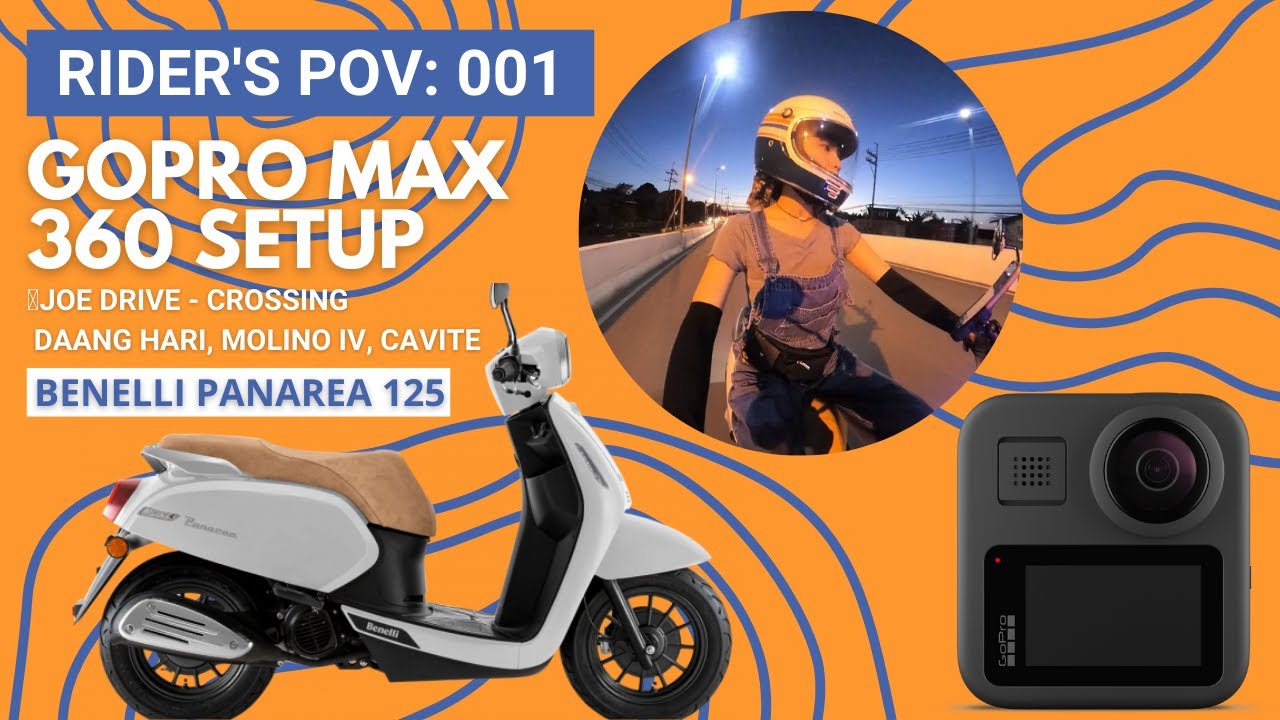 Rider's POV: 001 | Setting up GoPro MAX 360 on Benelli Panarea 125 + quick ride to Joe Drive ...