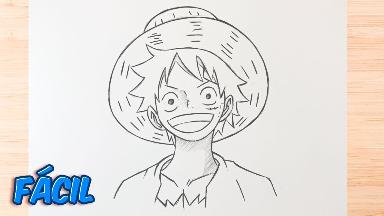 🎨 ¡Cómo a Dibujar a LUFFY FÁCIL Paso a Paso con LÁPIZ - Dibujos de One ...