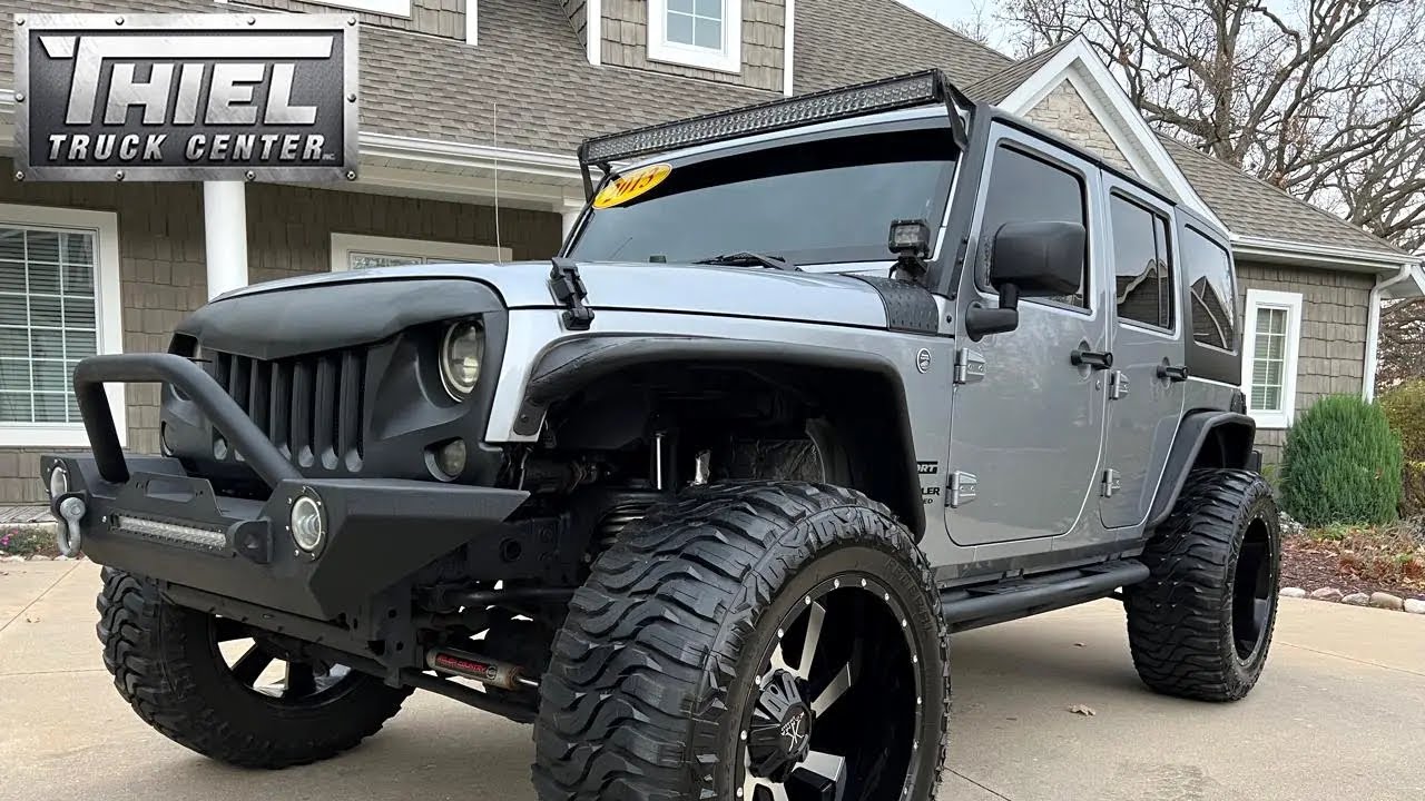 2013 Jeep Wrangler Unlimited Lifted 22’s on 37” tires! Wicked sick Jeep ...