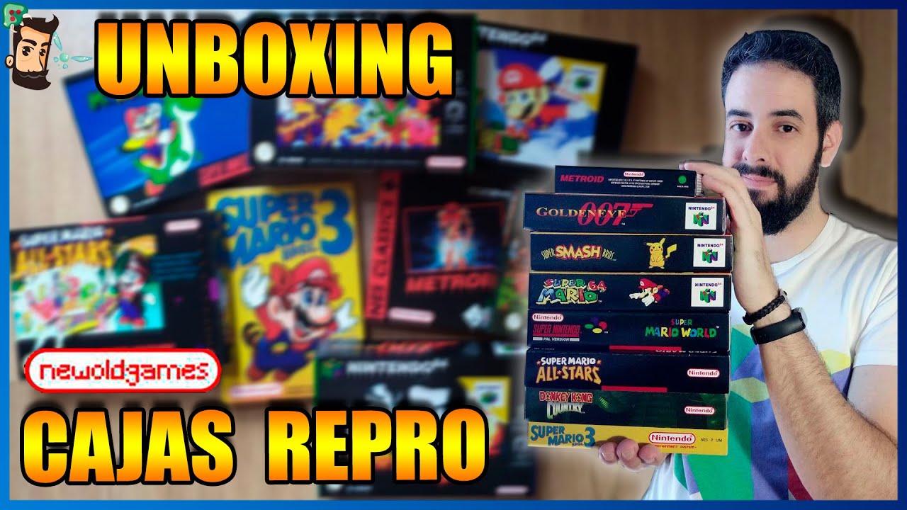 UNBOXING | Cajas REPRO idénticas a las ORIGINALES | NES | SNES | N64 ...
