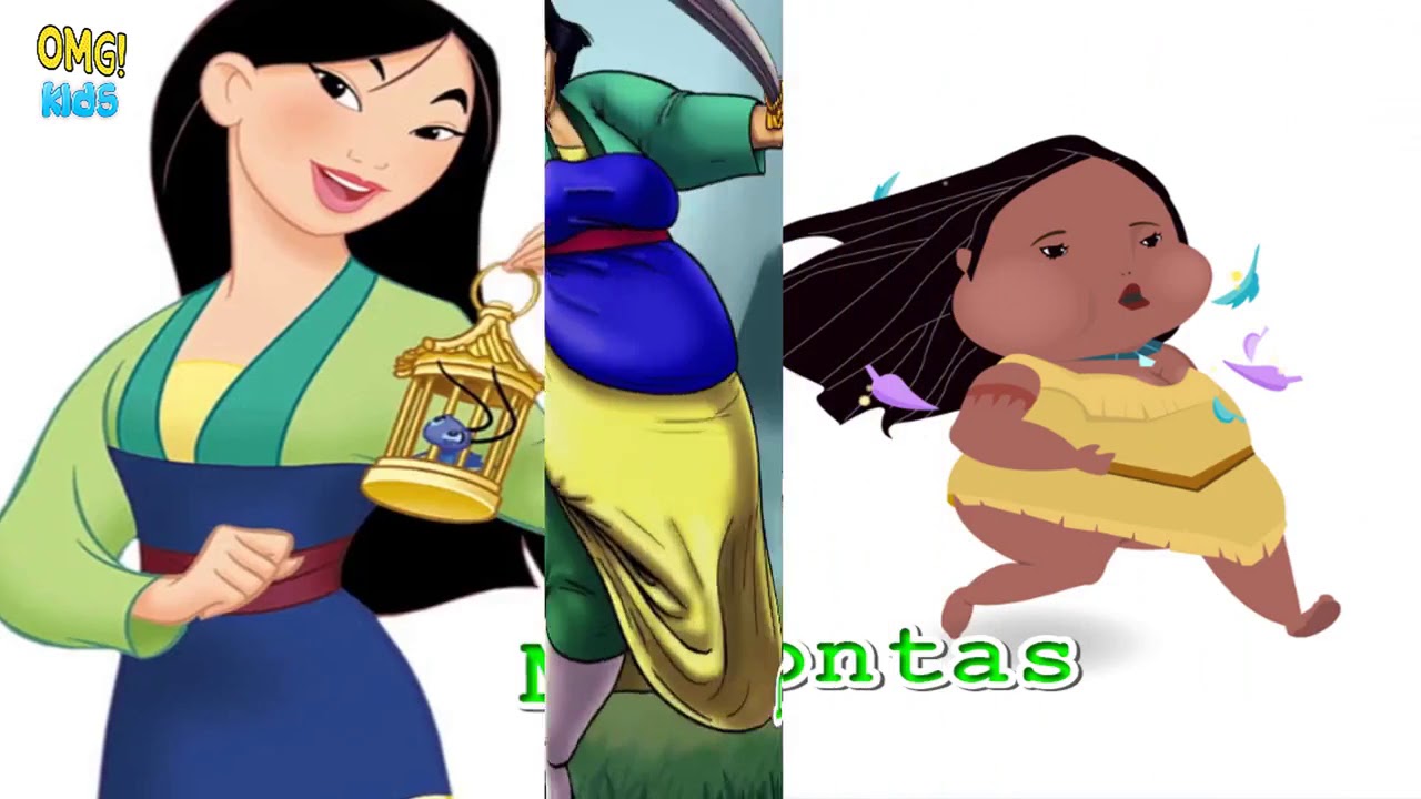 Disney Princess As Fat Disney Princesses 2018 Sumo Version Part 1 OMG ...