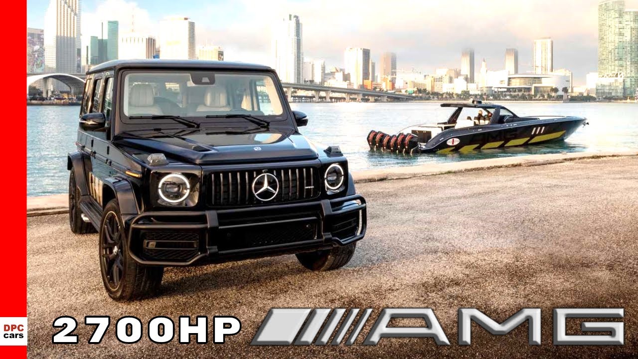 2700HP Mercedes AMG Cigarette Boat And Matching G63 - YouTube