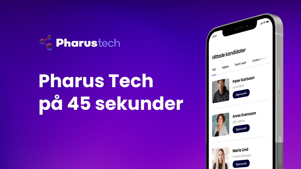 Pharus Tech på 45 sekunder - YouTube