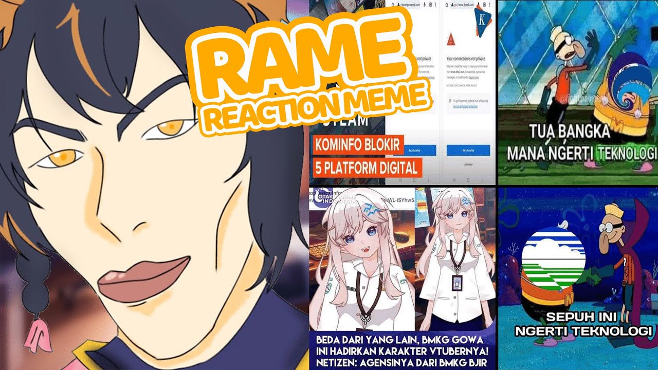 😺RAME: REACTION MEME | SUNGKEM DULU SAMA BMKG 🙏🙏【Vtuber Indonesia ...