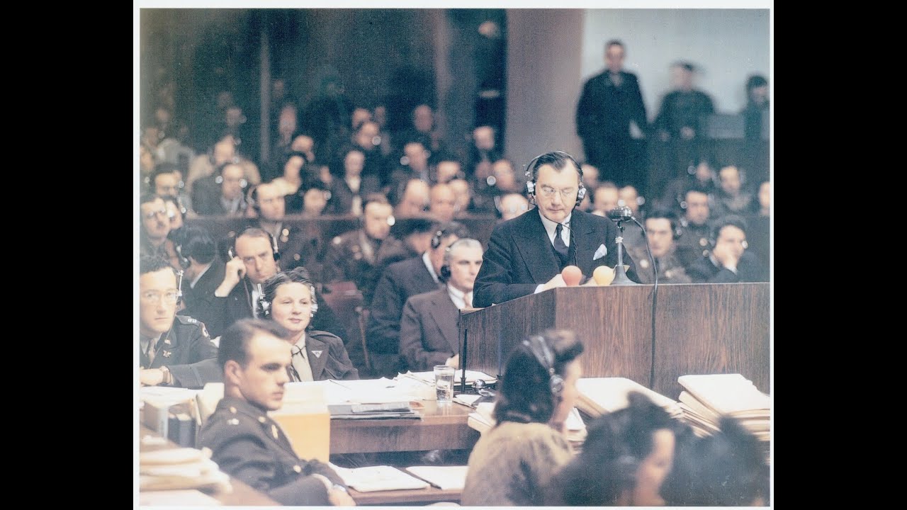 Nuremberg Opening Statement - 75th Anniversary Reading - YouTube