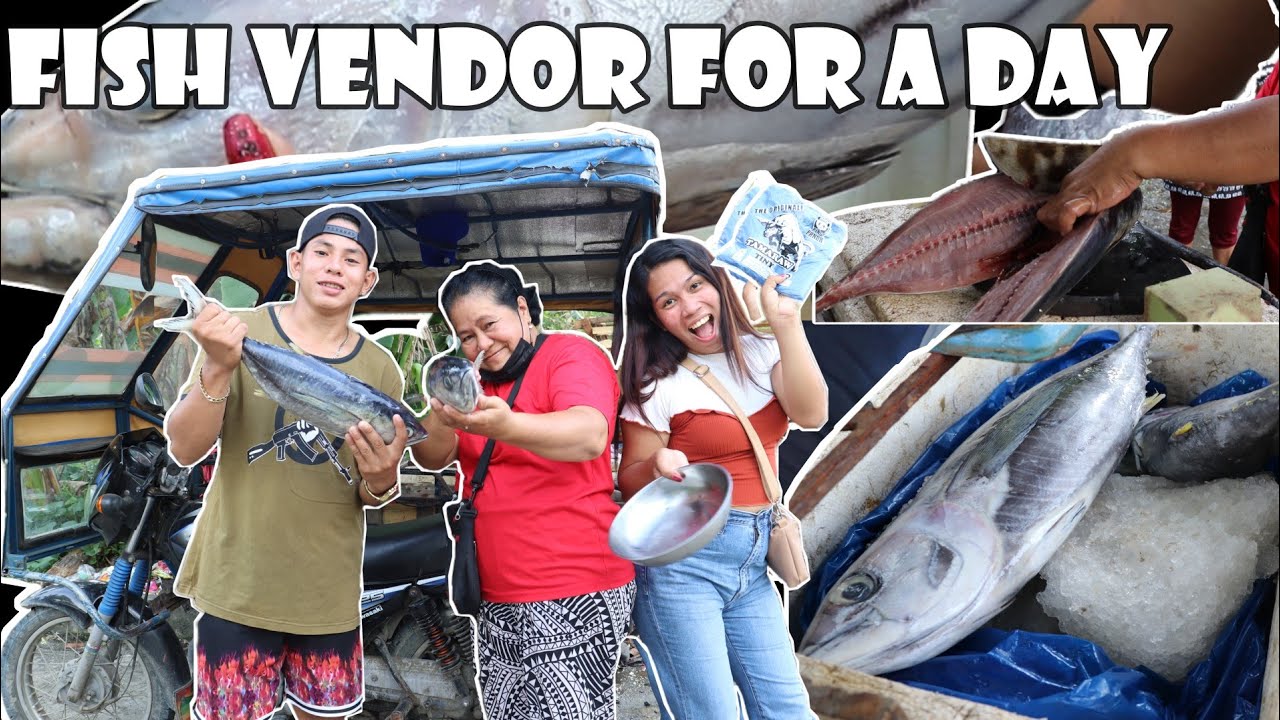 FISH VENDOR FOR A DAY WITH THE TWIST - YouTube