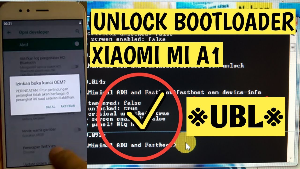 cara unlock bootloader xiaomi mia1 ( UBL ) ||JKS opreker handphone ...