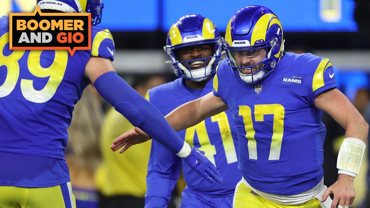Raiders lose by 1 point to the Rams | Boomer and Gio - YouTube