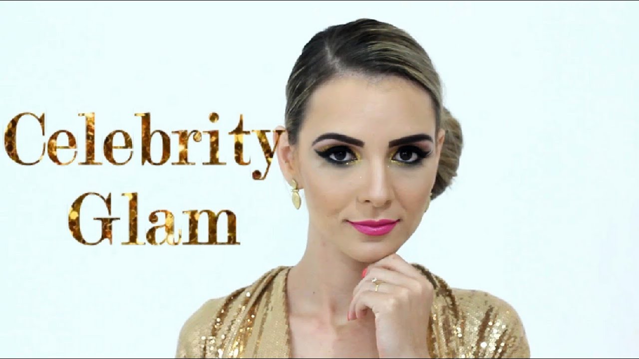 Celebrity Glam Makeup Tutorial (Glamorous celebration) - YouTube