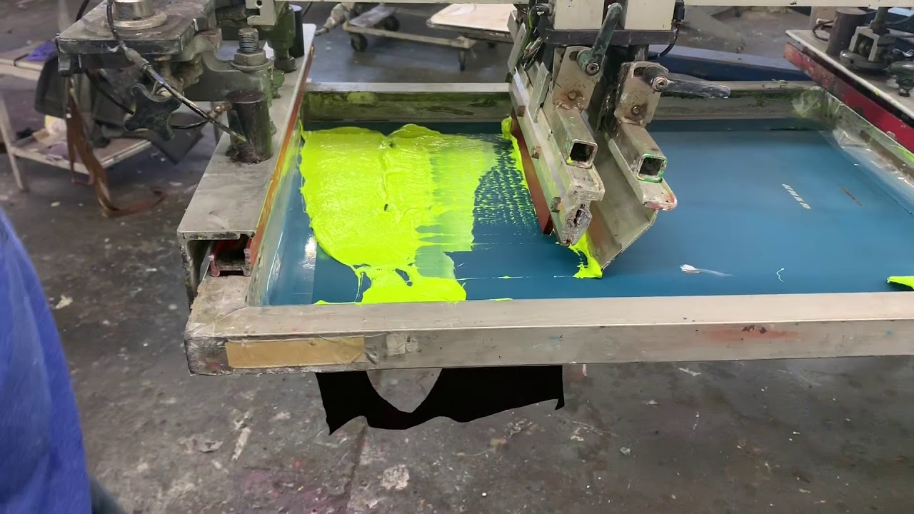 Screen printing 2 - YouTube