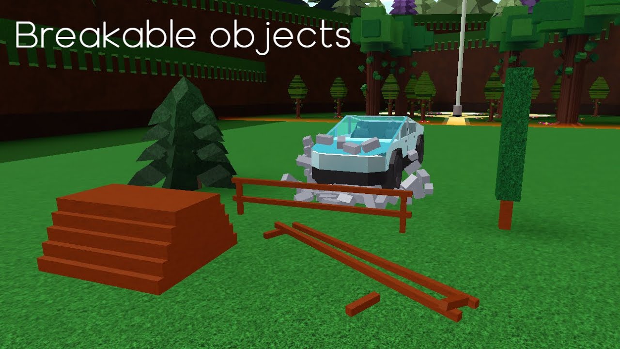 Breakable objects tutorial build a boat for treasure ROBLOX - YouTube