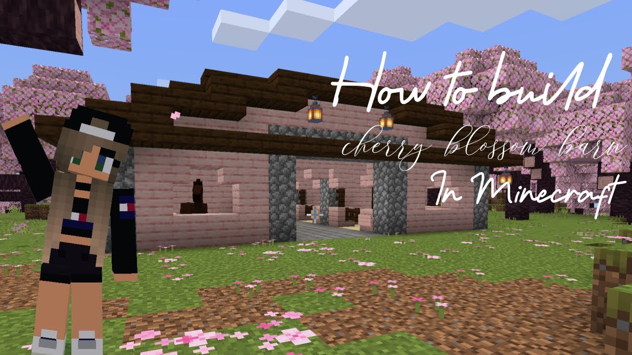 HOW TO BUILD A NEW CHERRY BLOSSOM BARN | DragonHorse42 - YouTube