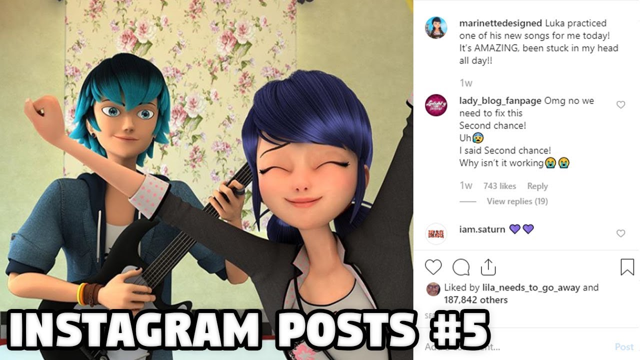 Miraculous Ladybug Instagram Post Reviews #5 - YouTube