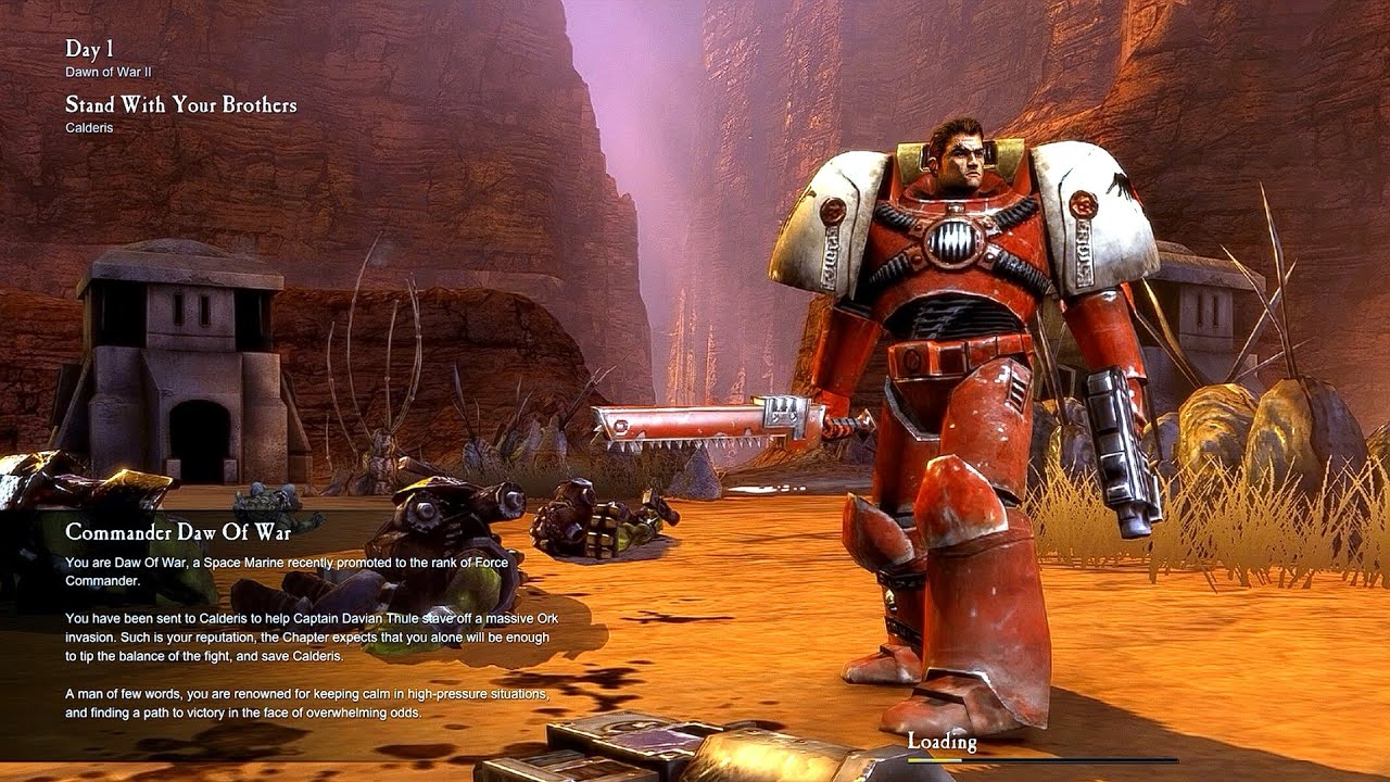 Warhammer 40,000: Dawn of War II - Mission 1 Stand With You Brothers ...