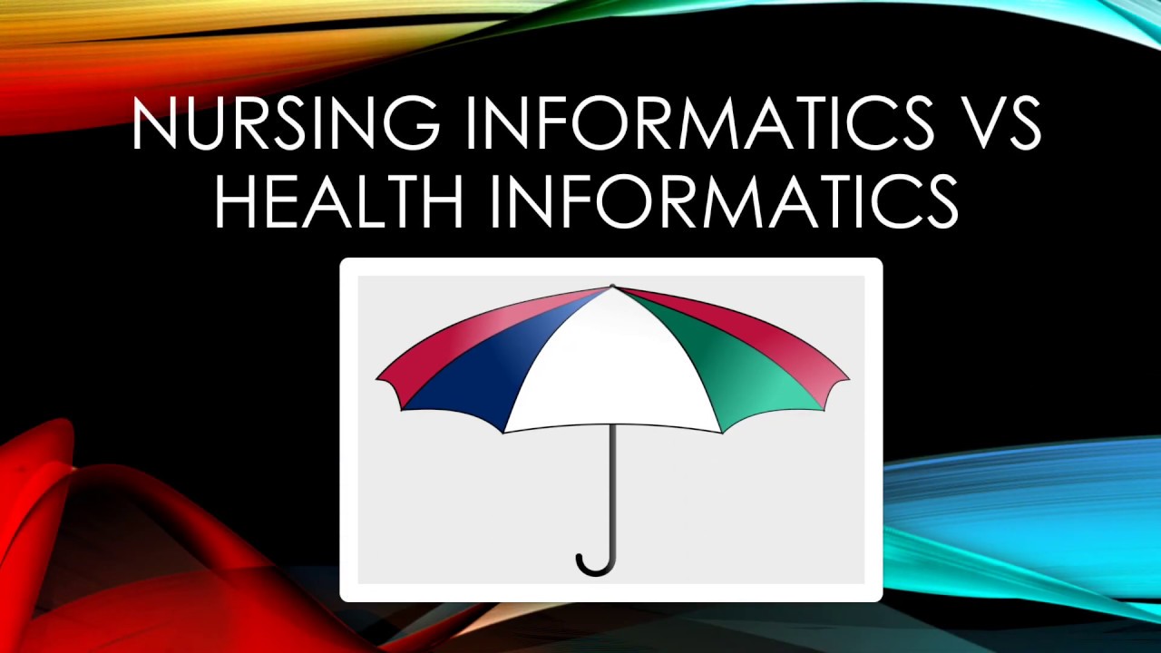 Nursing Informatics Vs Health Informatics - YouTube